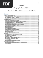 Term 3 Grade 6 Geography Baseline Assessment | PDF | Tropics | Rainforest