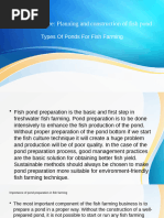 03 - Pond Construction-Design and Layout of Ponds | PDF | Pond | Dam