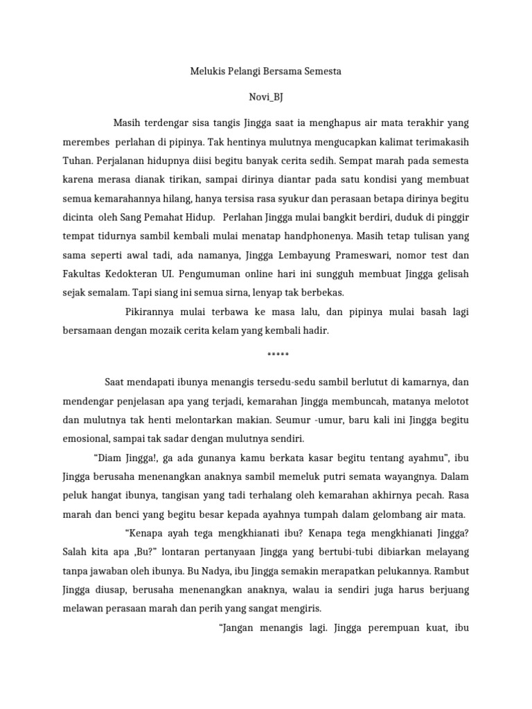 Novi - BJ - PRJ SENYUM SEMESTA | PDF