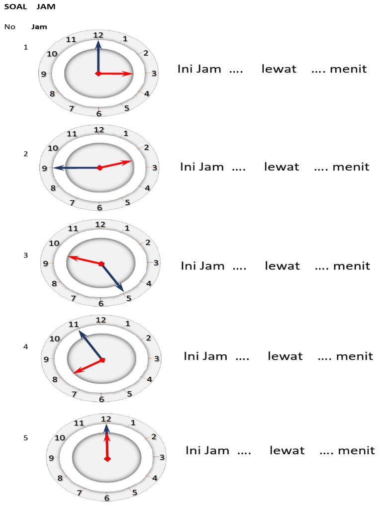 Matematika Jam SD | PDF