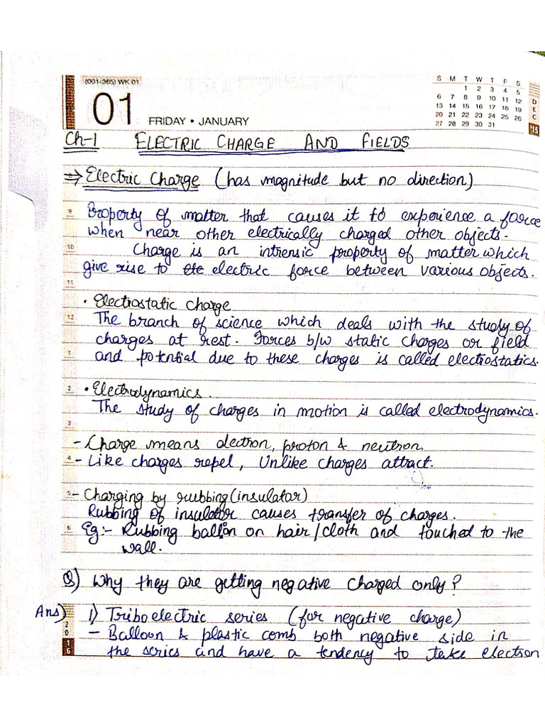 Electric Charge and Field | PDF | Electromagnetism | Physical Quantities