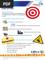 Toolbox Talk - Line of Fire | PDF | Hazards | Occupational Safety And ...