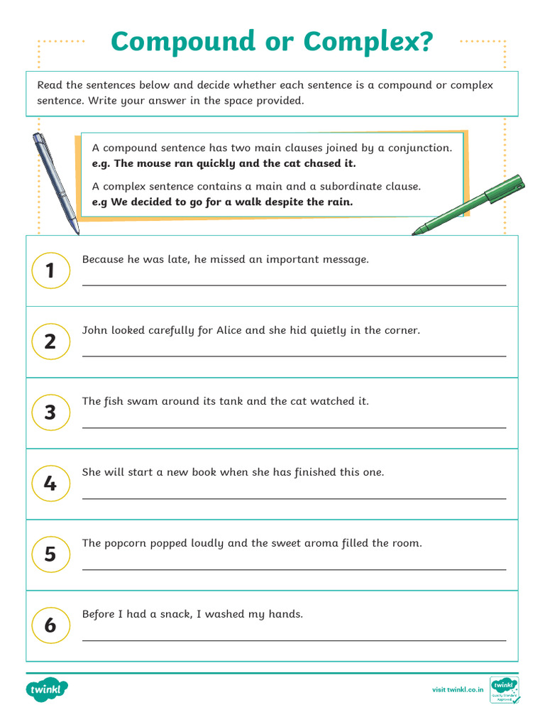 in-en-1736439432-compound-or-complex-sentences-worksheet_ver_1 3 | PDF ...