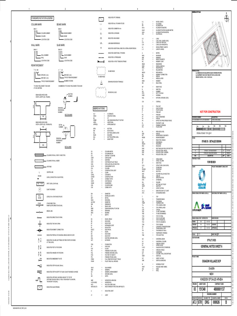 03-151340-4800001137-ATJ-STR-DRG-000026 - B Drawing | PDF | Beam (Structure) | Pascal (Unit)
