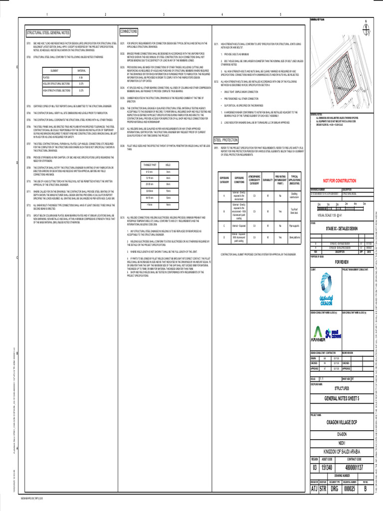 03-151340-4800001137-ATJ-STR-DRG-000025 - B Drawing | PDF | Structural ...