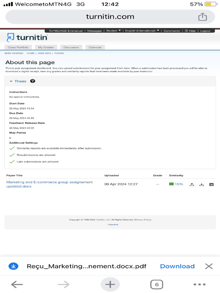 Assignment Dashboard | PDF
