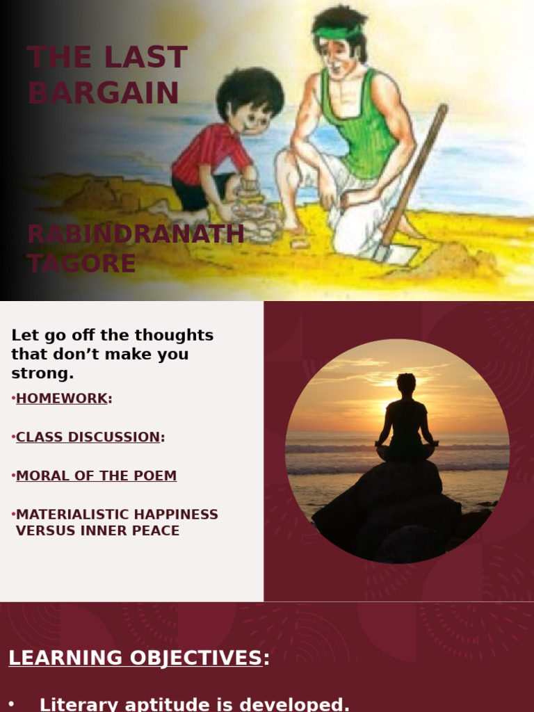 Grade 8 Copy The Last Bargain PPT 2 | PDF