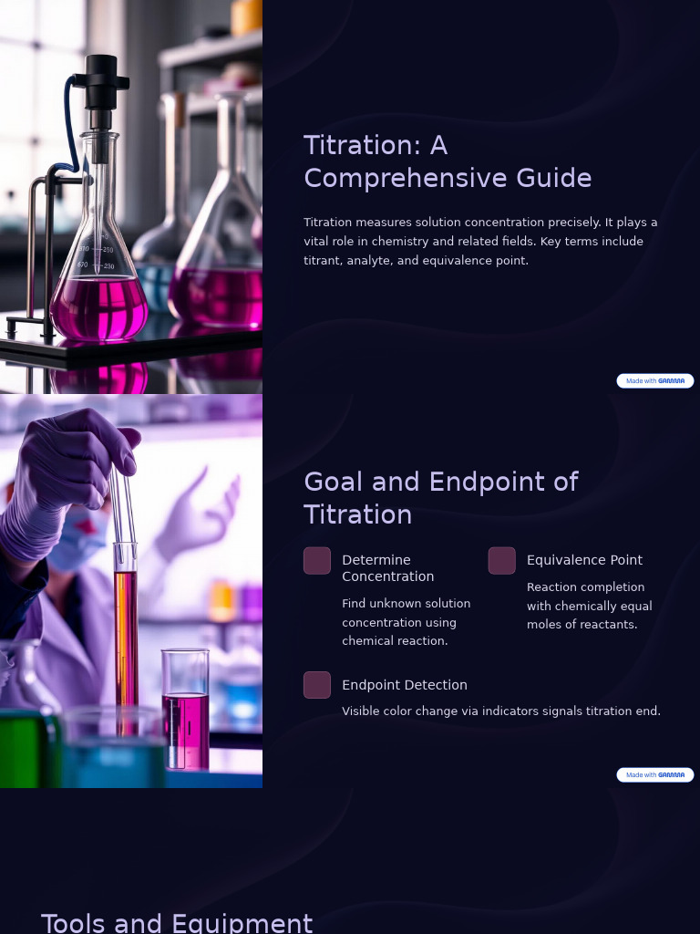Titration a Comprehensive Guide | PDF | Titration | Chemistry