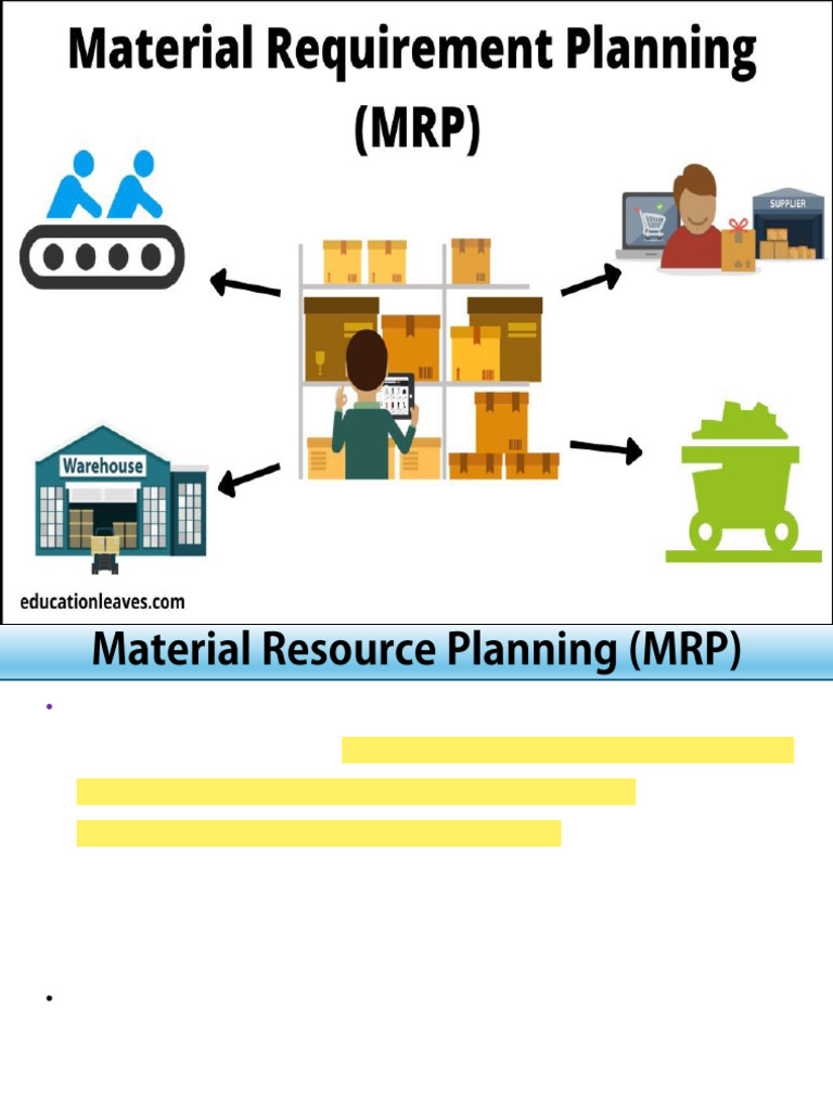 10.Material Resource Planning (MRP) | PDF | Business | Production And ...