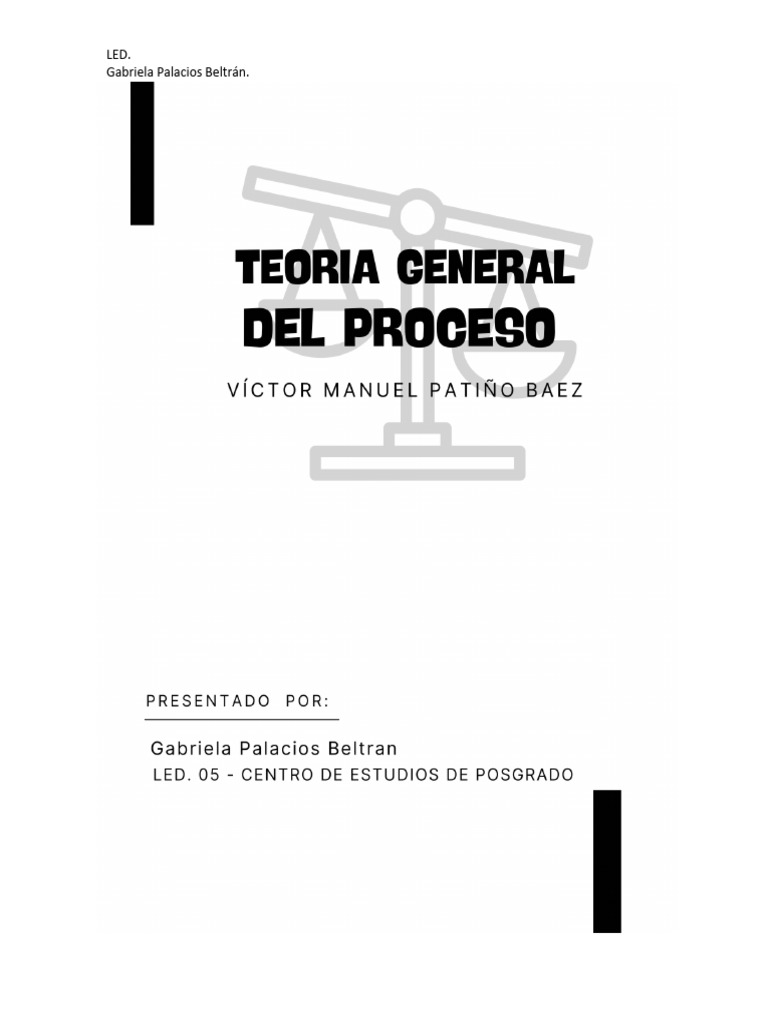 Derecho Procesal Led Gabriela Palacios | PDF | Ley procesal | Caso de ley