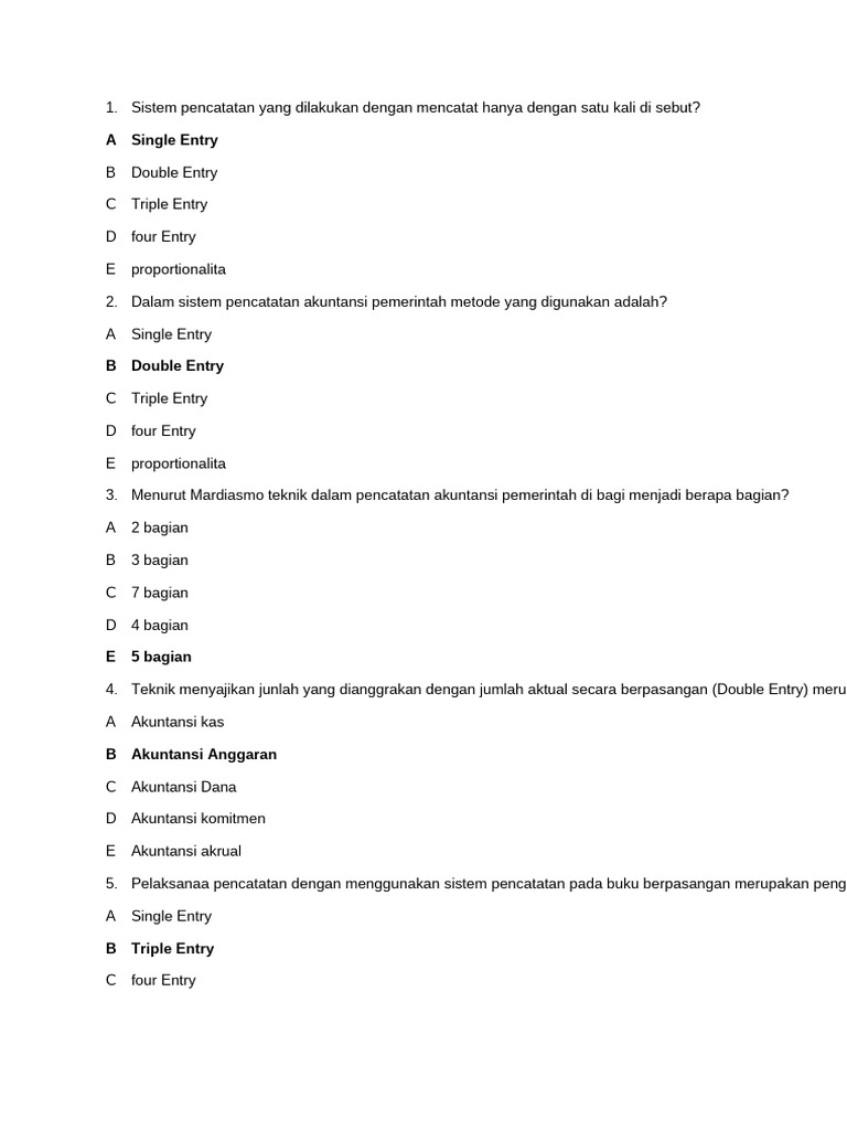 Contoh Pencatatan Single Entry | PDF