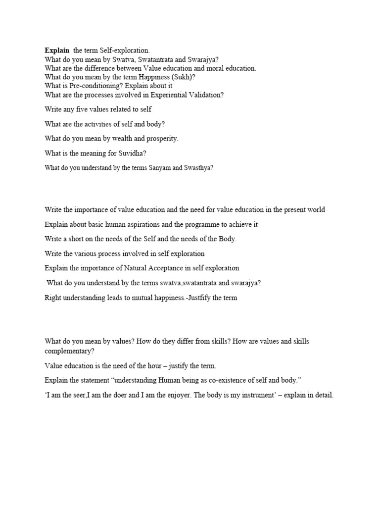UHV 1&2 Units Qs | PDF
