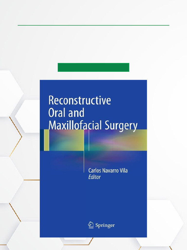 Reconstructive Oral and Maxillofacial Surgery All Sections Download ...