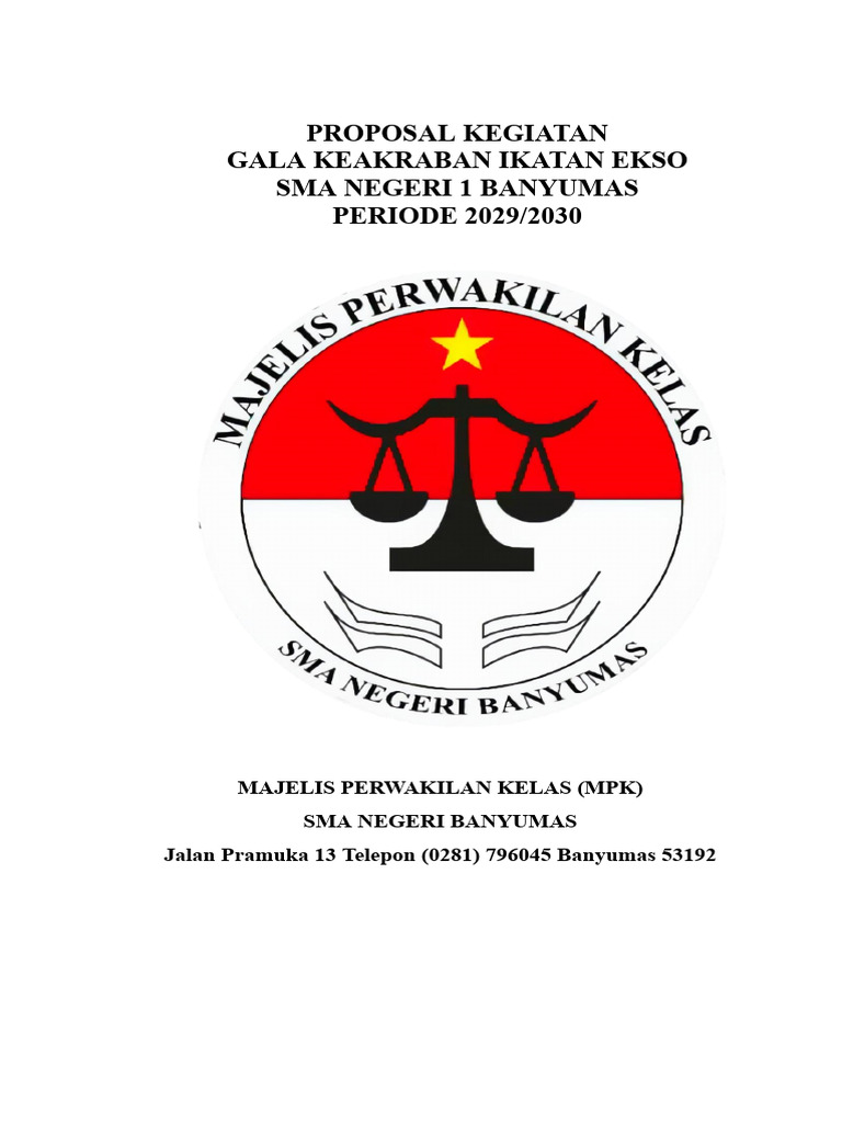 Proposal Makrab SMA Negeri 1 Banyumas | PDF