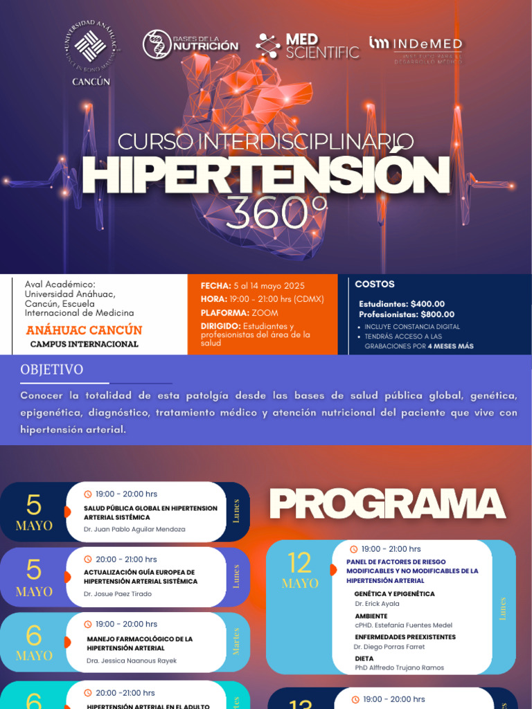 HIPERTENSIÓN Enfoque 360° | PDF | Hipertensión | Medicina