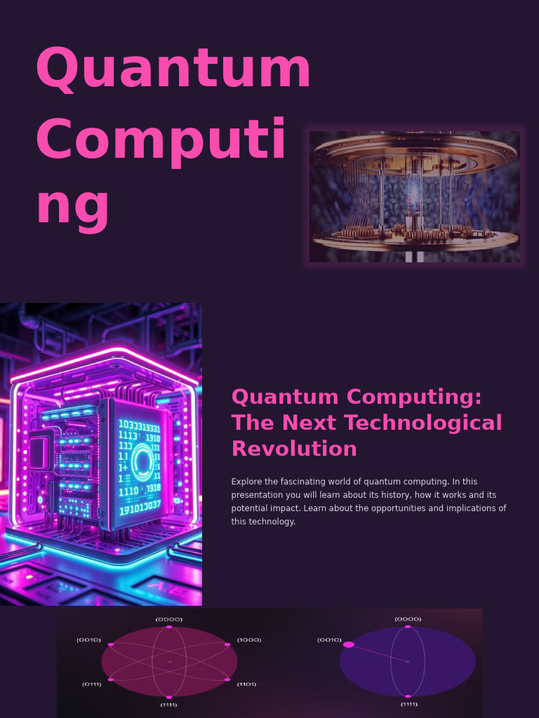 Quantum Computing The Next Technological Revolution | PDF | Quantum Computing | Computing