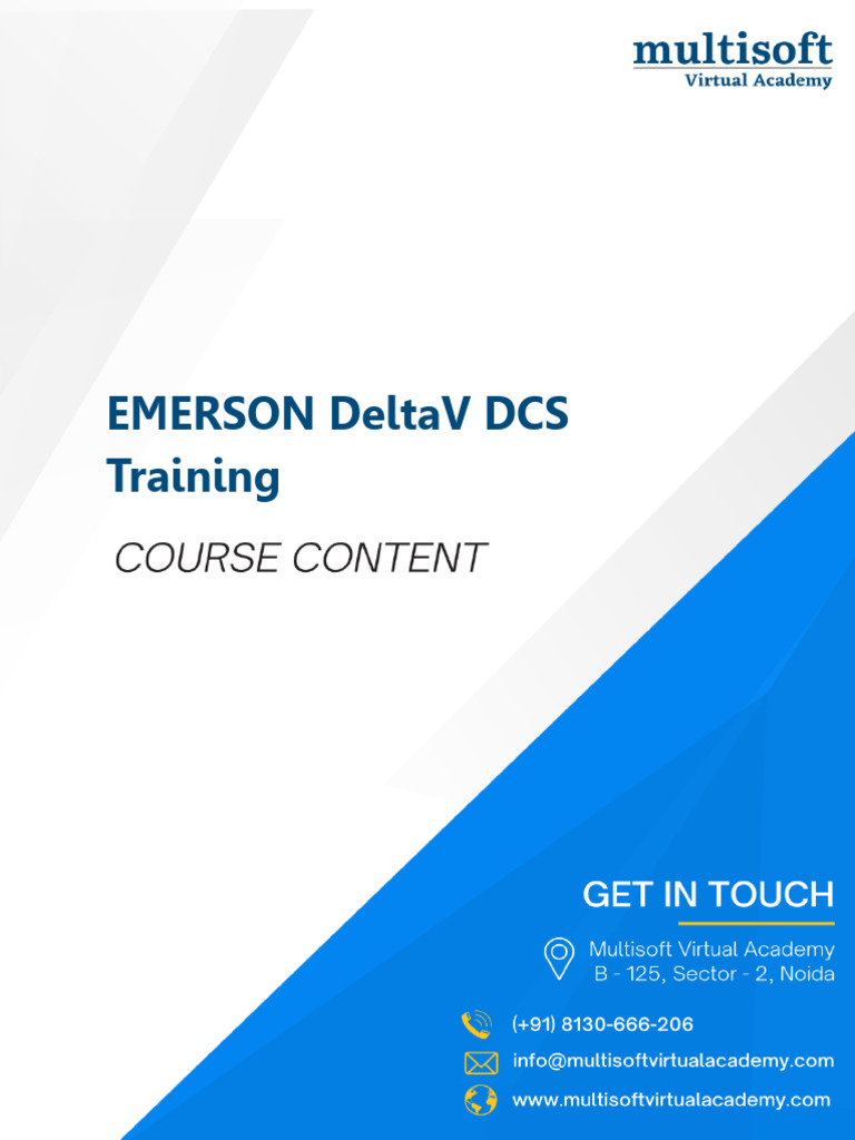 EMERSON DeltaV DCS Training | PDF | Software | Information Technology