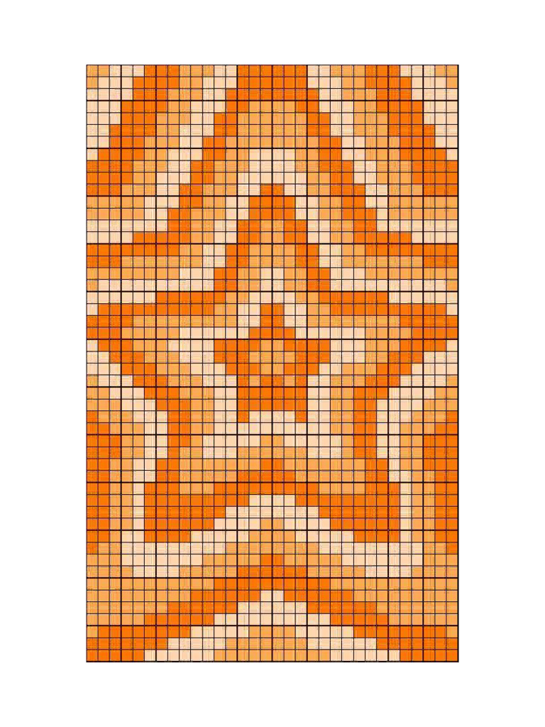 Star in Star Cross Stitch Pattern | PDF