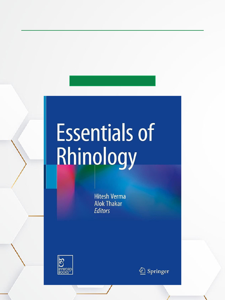 Essentials of Rhinology Overview | PDF | Human Nose | Human Anatomy