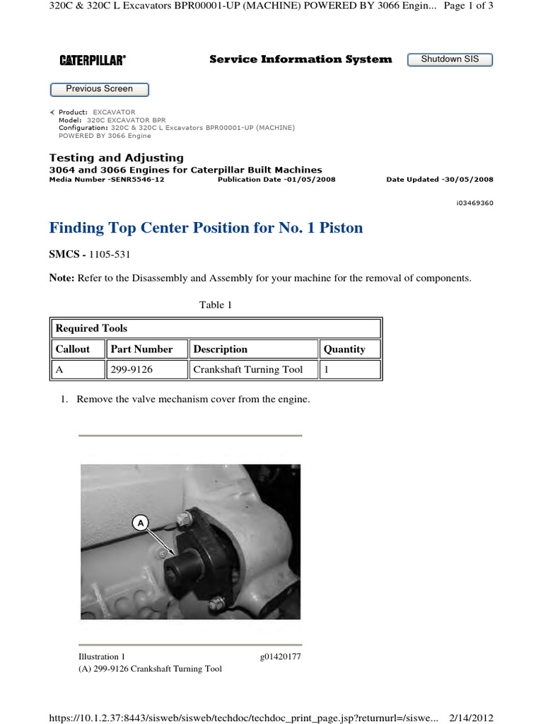 Finding Top Center Position No 1 Piston | PDF | Machines | Valve