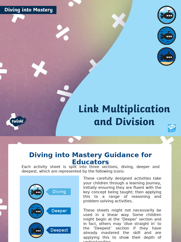 Link Multiplication and Division | PDF | Multiplication | Mathematics