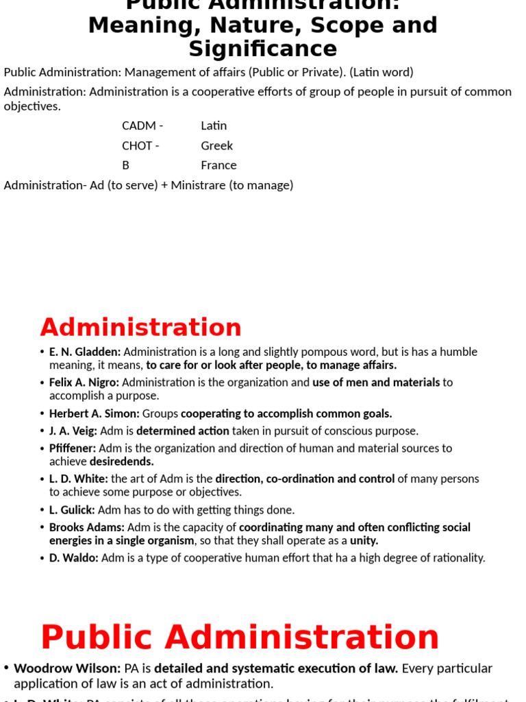 PA Meaning and Concept-1 | PDF