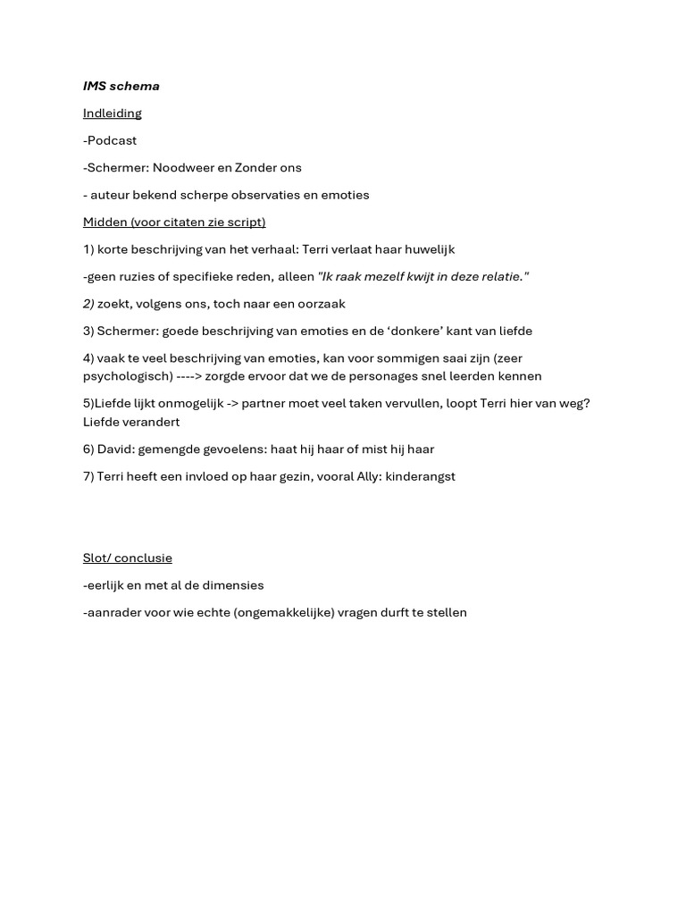 IMS Schema | PDF