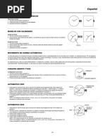 Fossil Watch Instructions ES | PDF | Reloj | Hora