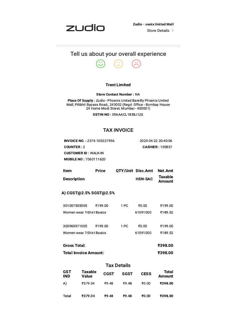 Your Bill Pdf