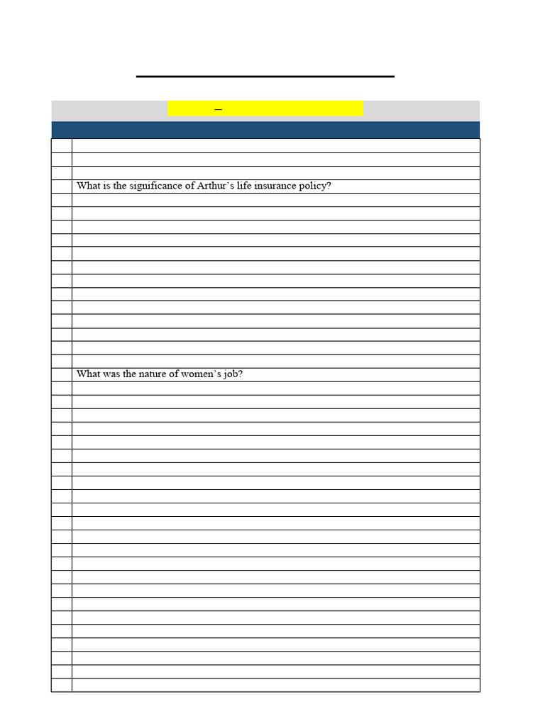 1st Year English Important Data | PDF