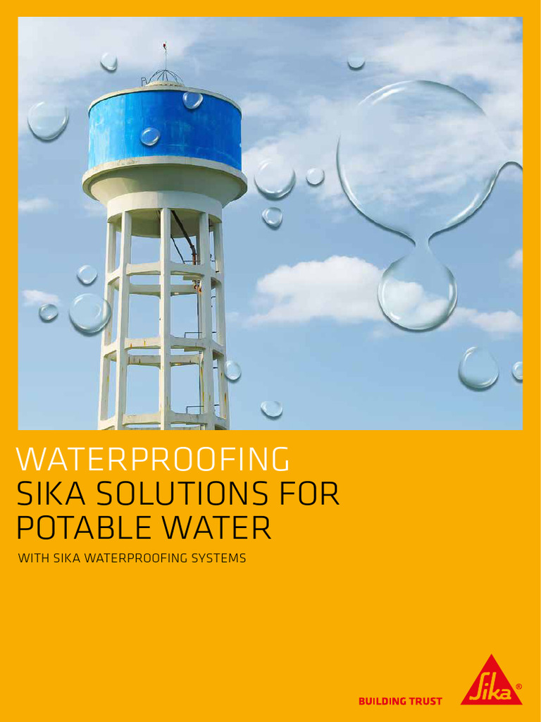 Sika Waterproofing for Potable Water | PDF | Concrete | Water