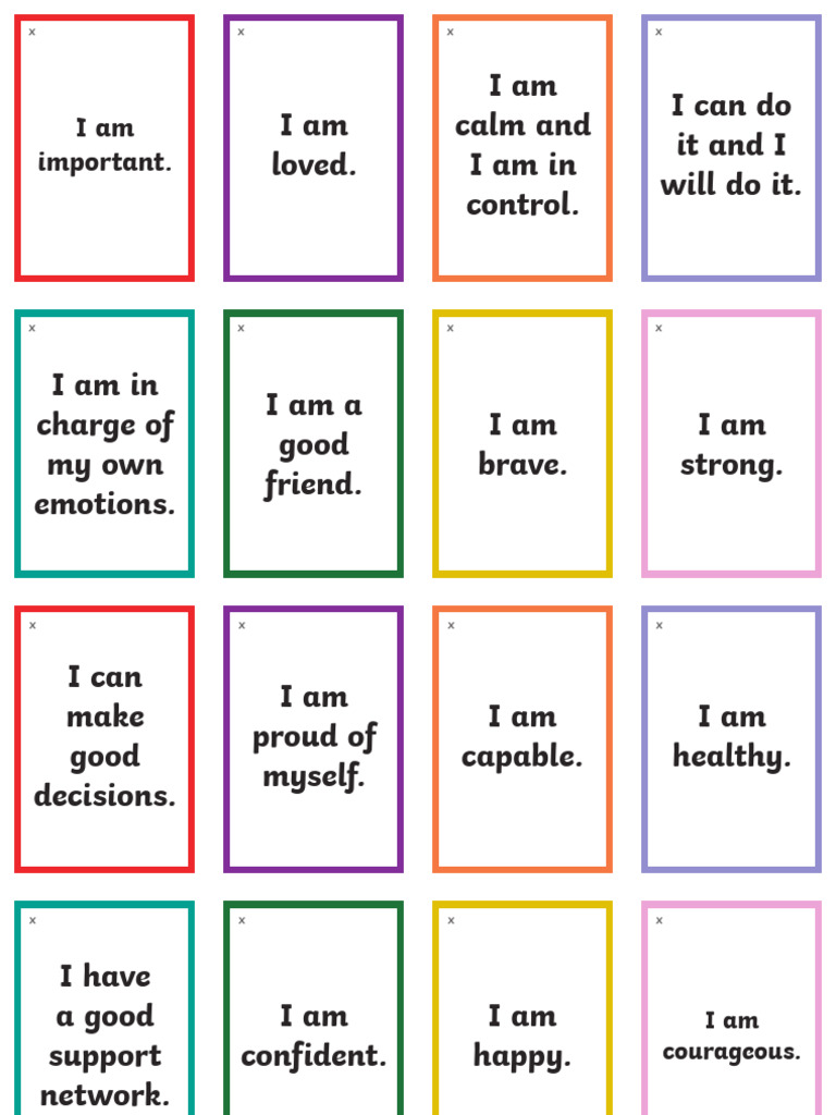 Positive Affirmations 3 | PDF
