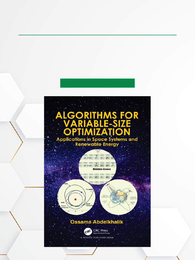 Algorithms For Variable Size Optimization Applications in Space Systems and Renewable Energy ...