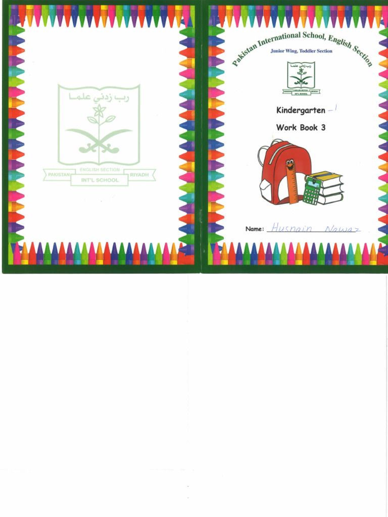 KG2 Work Book 3 | PDF