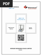 WEIGHING BALANCE VERIFICATION LOG BOOK | PDF