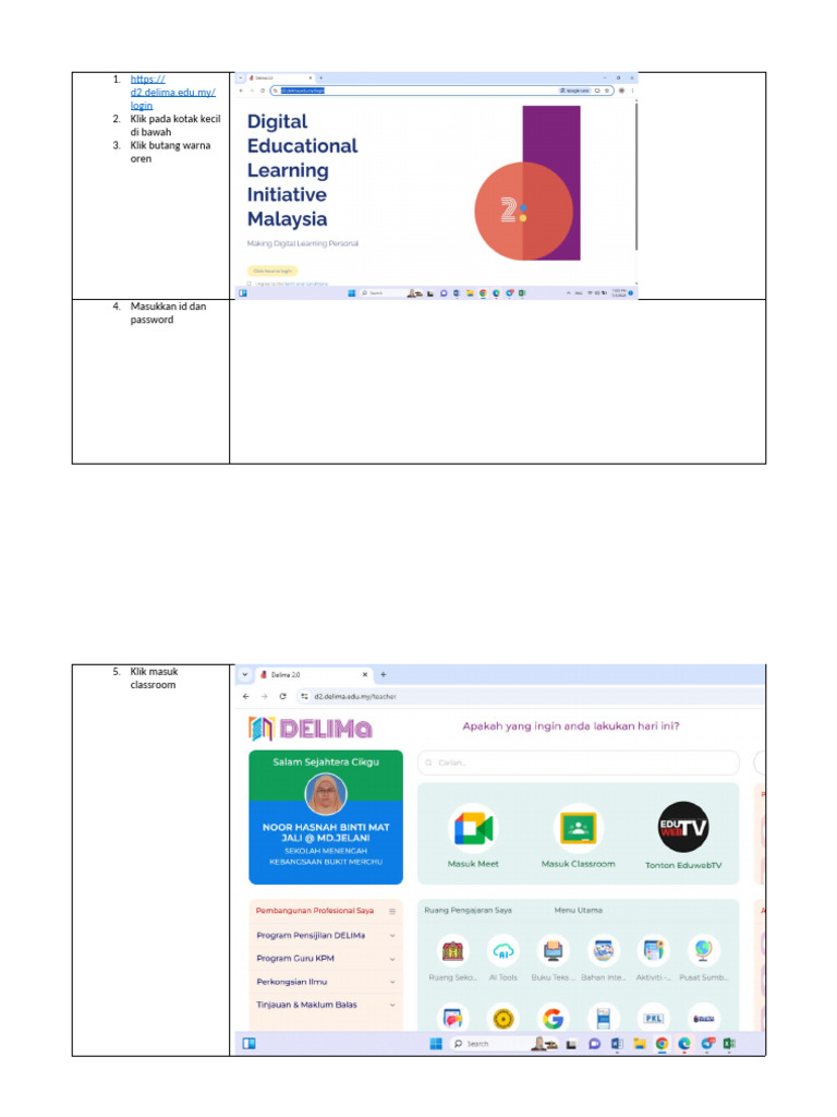 Langkah2 Buat Google Classroom | PDF