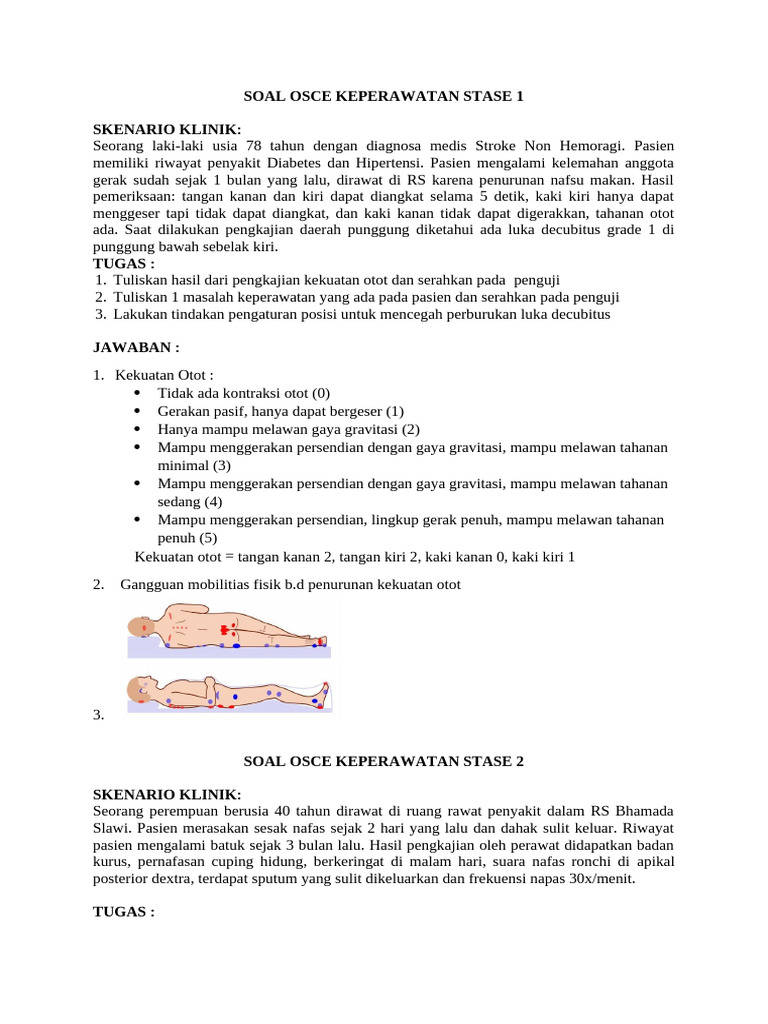 SOAL OSCE KEPERAWATAN Lengkap | PDF