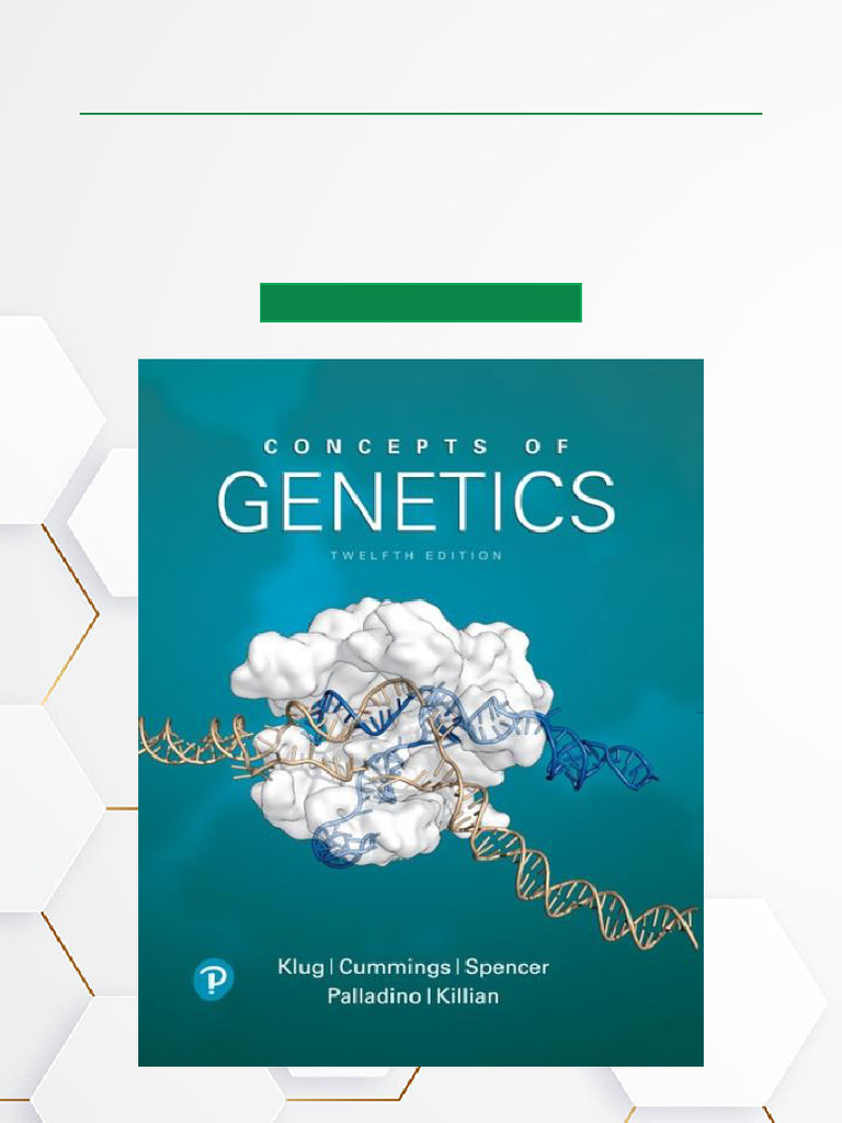 Concepts of Genetics, 12th Edition Full Chapter Download | PDF