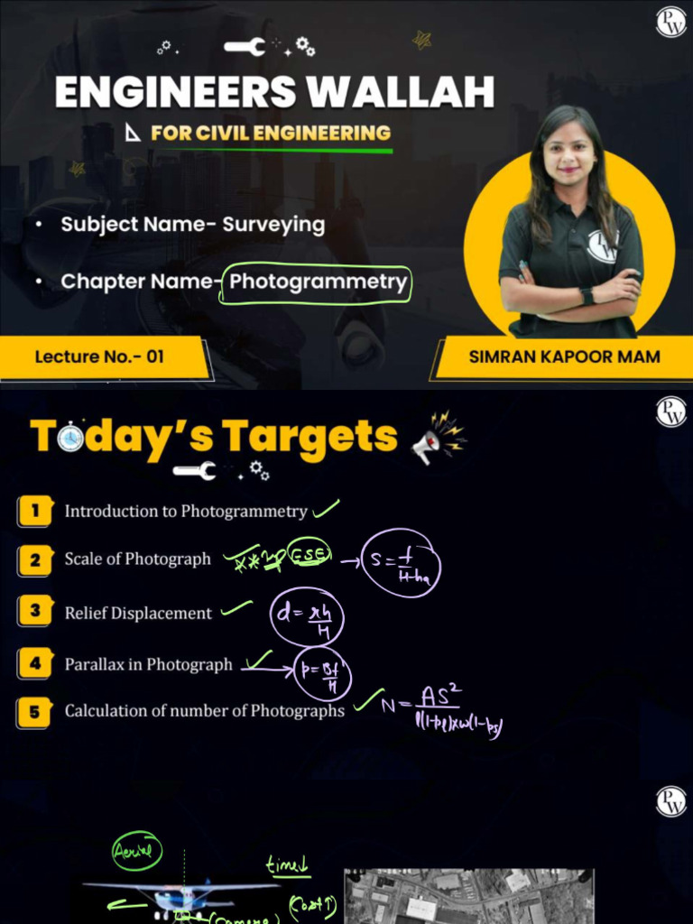 Photogrammetry 01 - Class Notes | PDF