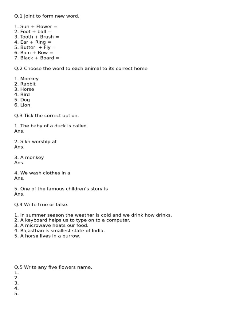 Best Friend Speech Activities | PDF