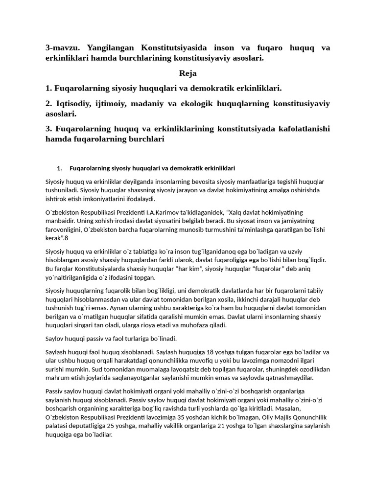 3-Mavzu 2-Qism | PDF