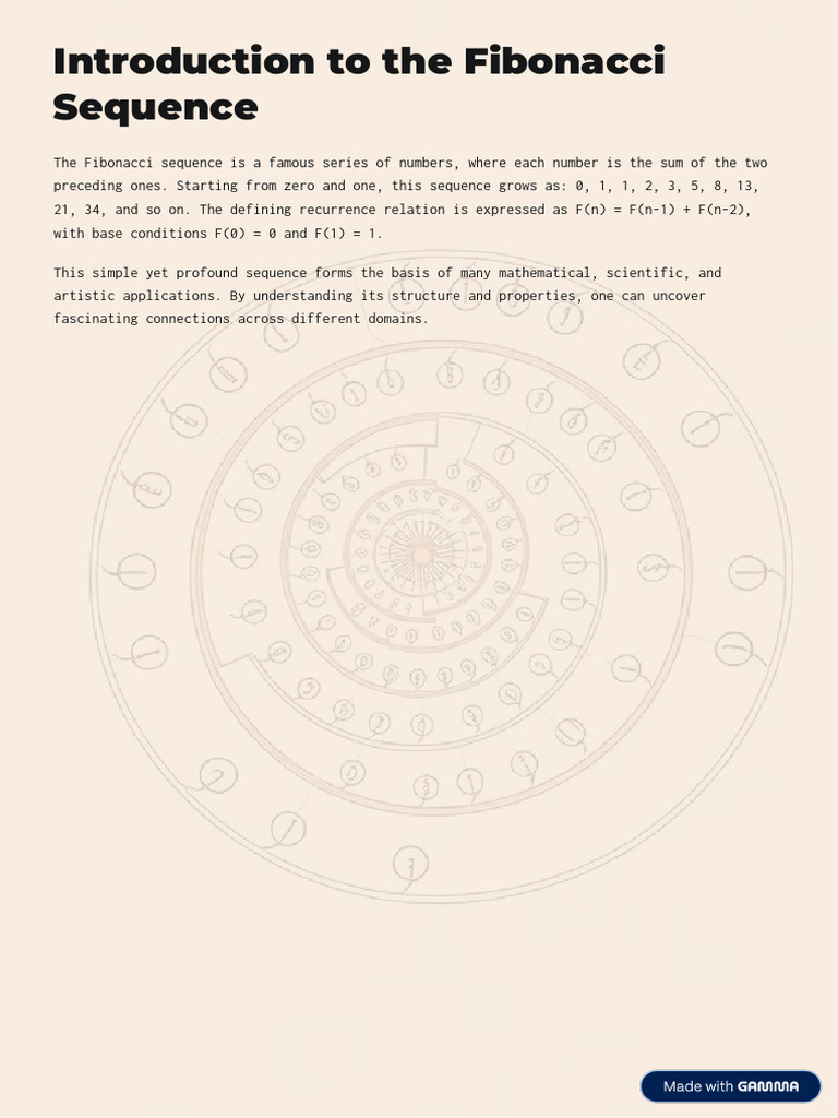 Introduction-to-the-Fibonacci-Sequence (2) | PDF | Sequence | Numbers