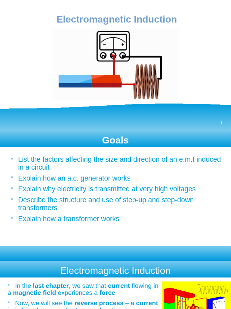 Electromagnetic Induction Igcse Physics Pdf Electromagnetic Induction Transformer