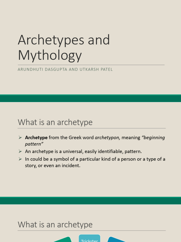 Archetypes Hero and Mother | PDF