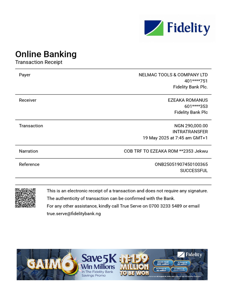 Transaction Receipt-11 | PDF