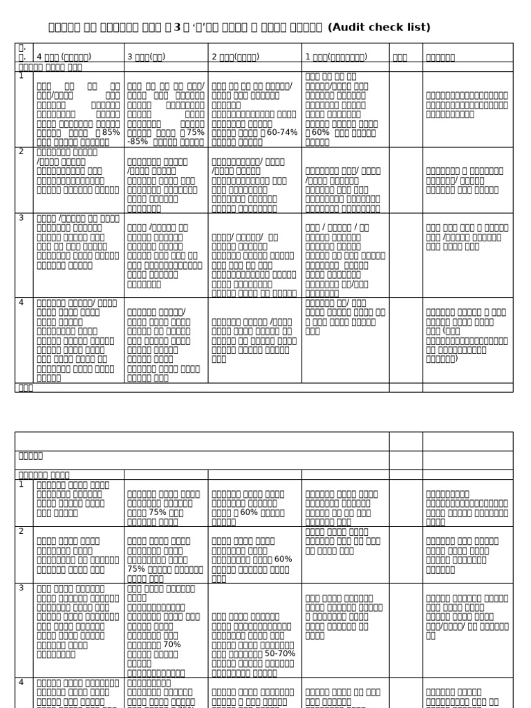 3 (Audit Check List) | PDF