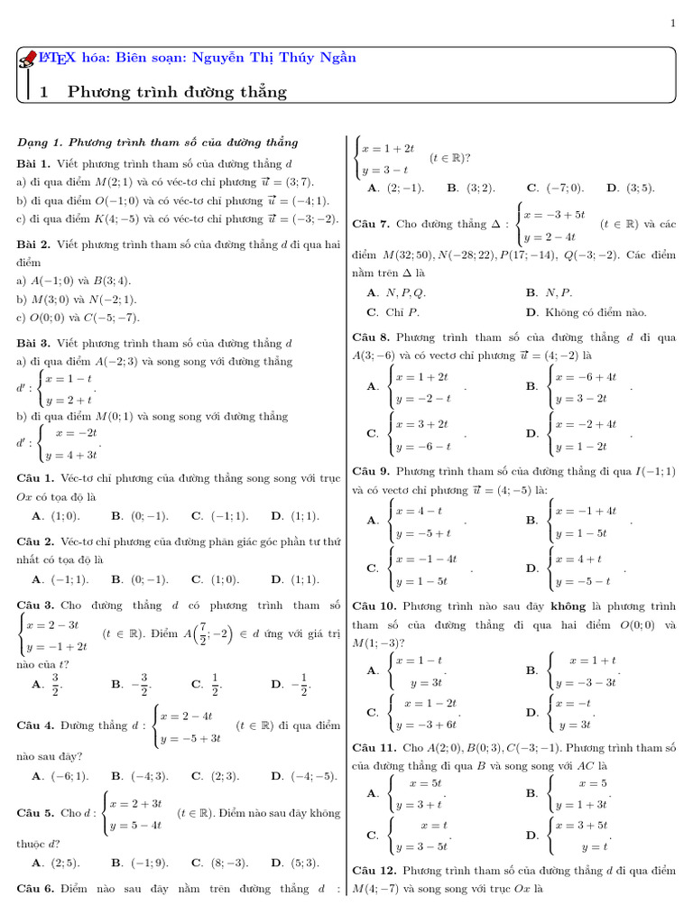 PT Duong Thang - NVC | PDF