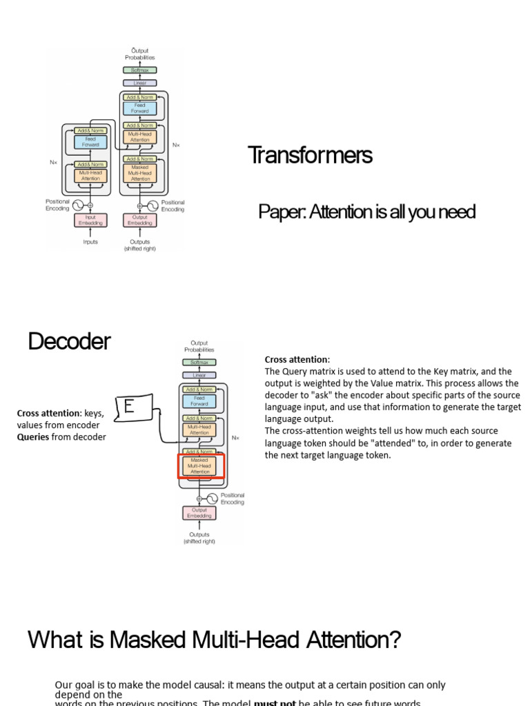 Lec 7 Trans (Decoder) +ViT | PDF | Algorithms | Learning