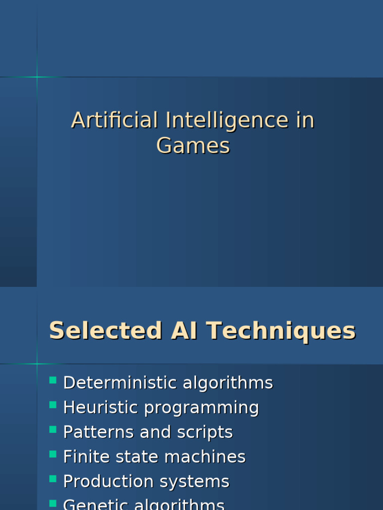 GameProg - Lect6 AI in Game2 | PDF | Theoretical Computer Science | Algorithms And Data Structures