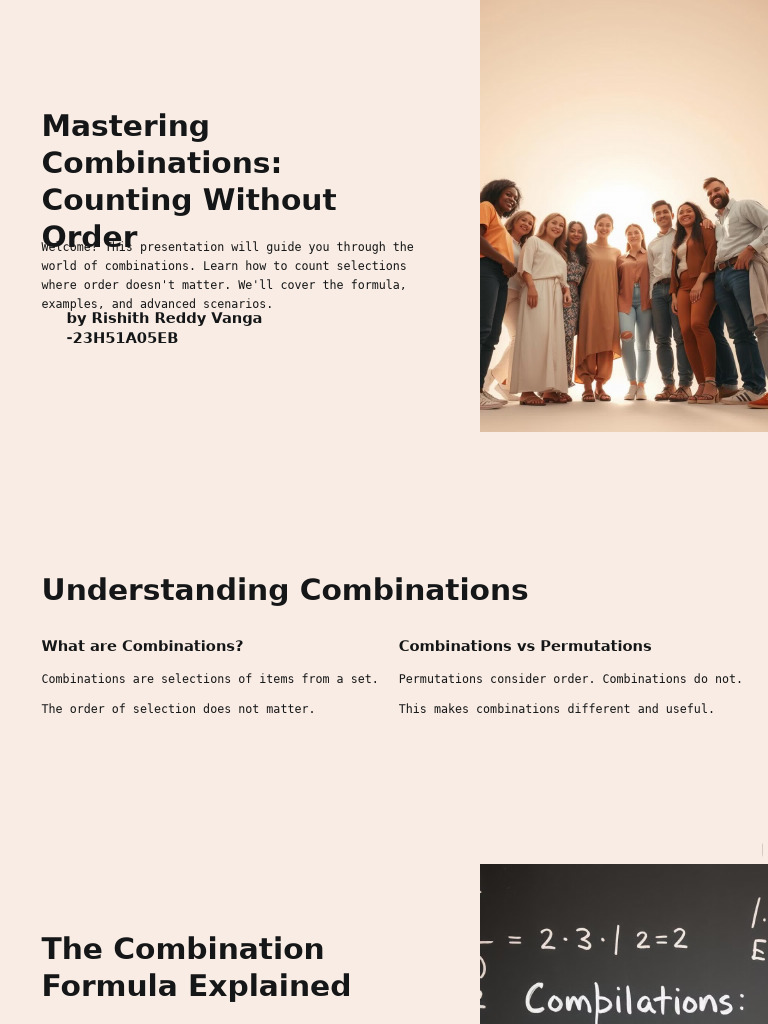 23h51a05eb DM Combinations | PDF | Mathematics | Combinatorics